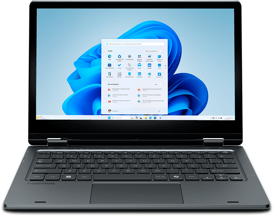 Notebook 2 em 1 Positivo Duo C4128B-3 Intel® Celeron® Windows 11 Home ...